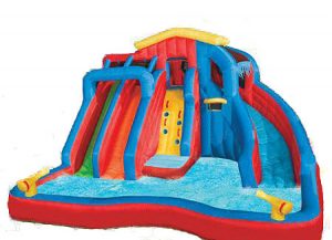 Banzai Water Park Swimming Splash Gun Water slide | Australian Inflatables