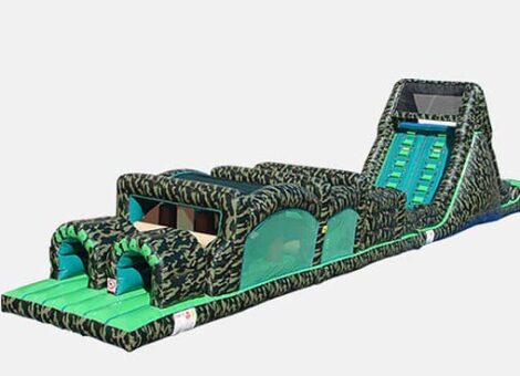 Camouflage (army) Inflatable Obstacle Course | Australian Inflatables