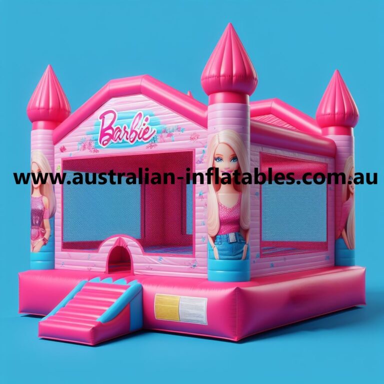 Barbie Jumping Castle | Australian Inflatables