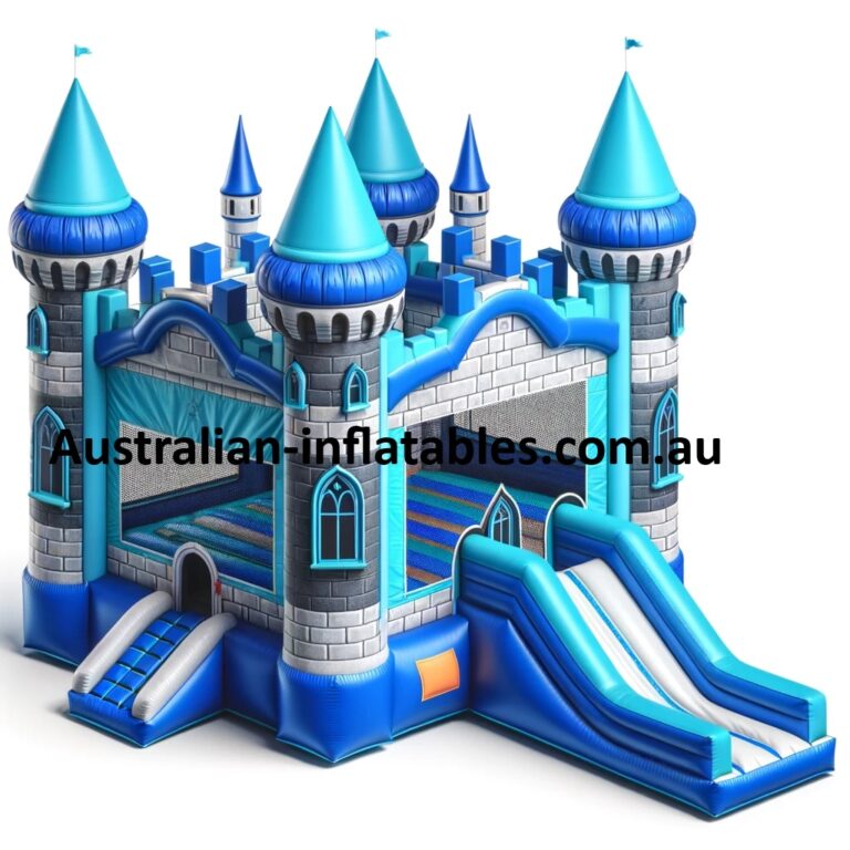 Crystal Cascade Jumping Castle Combo | Australian Inflatables