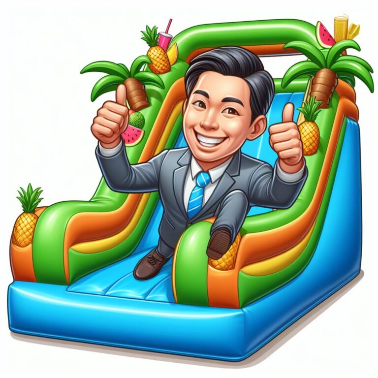 Safety Tips for Using Inflatable Slides | Australian Inflatables