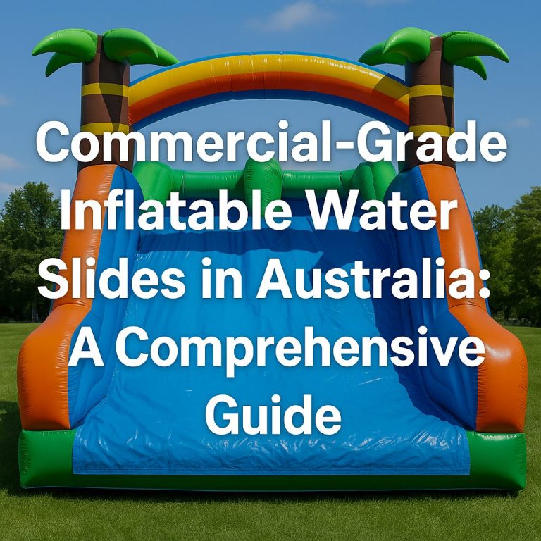 Choosing & Operating Commercial-Grade Inflatable Water Slides in ...