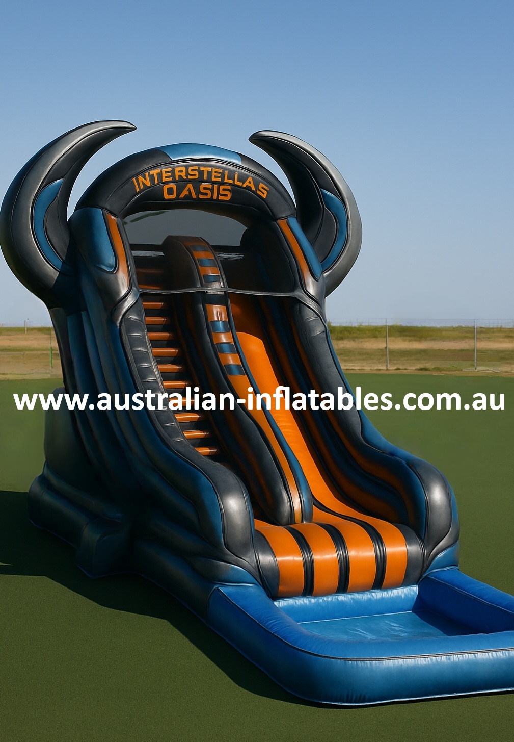 Interstellar 5 Oasis Inflatable Water Slide | Australian Inflatables